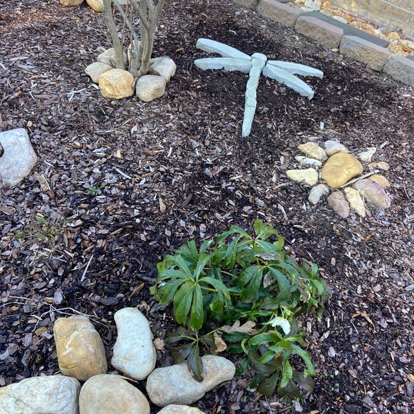 Stone Flowers Garden Art Flower Bouquet 1 - Etsy