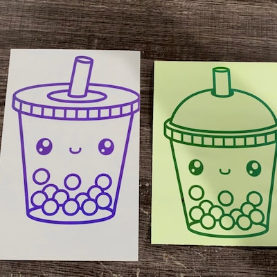 Bubble Tea SVG Boba Tea Cut File Kawaii Drink Cute Food Boba Tea Lover ...