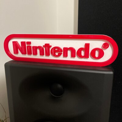Nintendo Video Game Logo Sign 8.5in 3D Printed Man Cave - Etsy