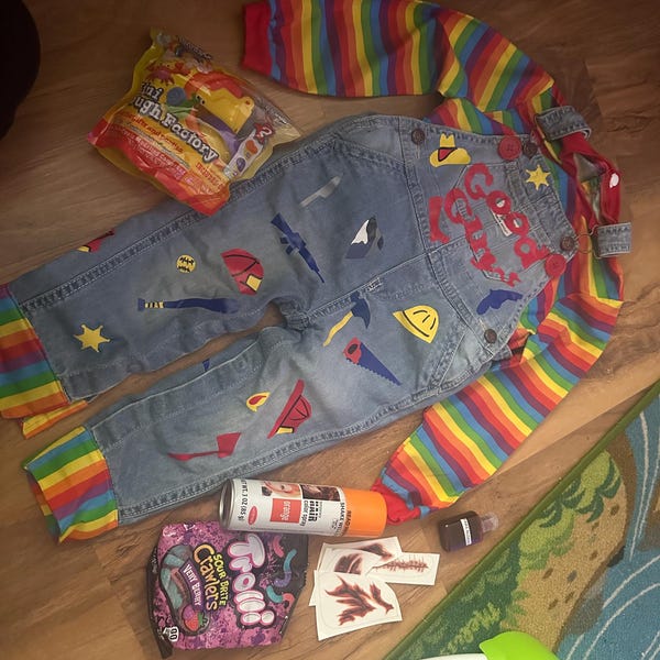 18 Months -2t. Chucky Good Guy Halloween - Dress up Costume. Size - 18 ...