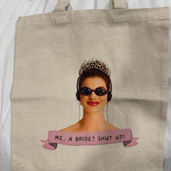 The Princess Diaries Sticker, Bride Sticker, Me, a Bride? Sticker ...