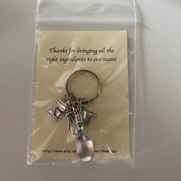 Baker's Keychain, Bakery Employee Appreciation Gift, Gift for Baking ...