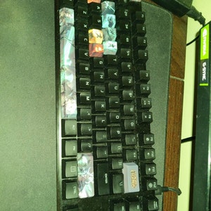 Valorant Reyna Backlit Laser Engraved Keycaps OEM Profile Gaming Anime ...