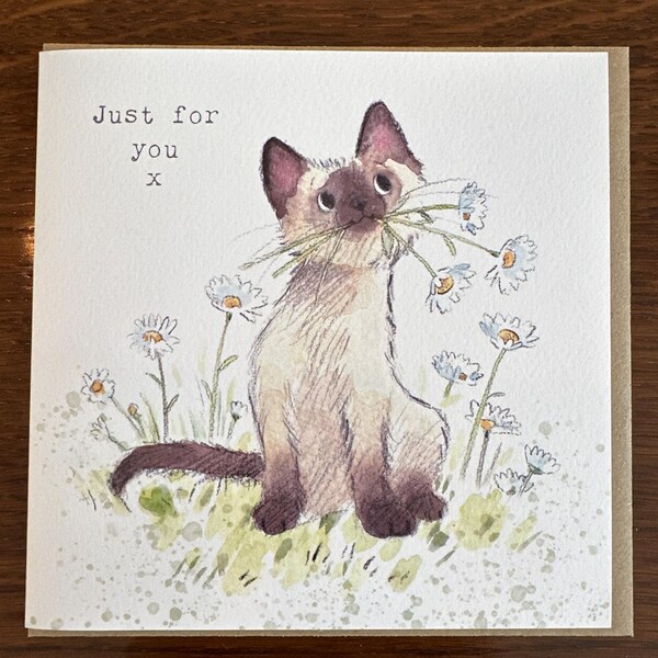 Thank You Card Quality Greeting Card Charming Dog Illustration ...