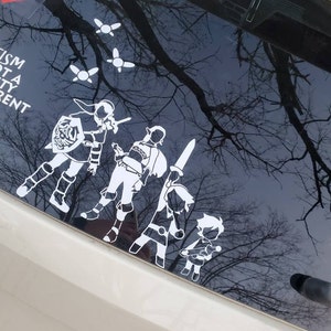 Zelda Inspired Family Car Decals - Etsy
