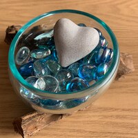 Purple Glass Pebbles Home Vases Wedding - Etsy UK