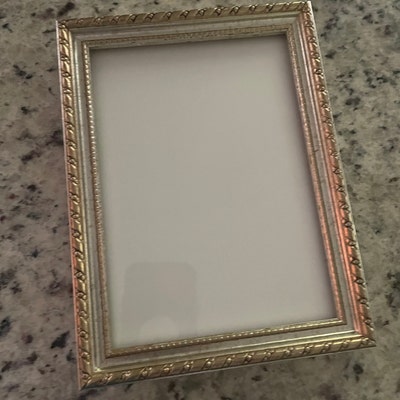 Silver and Gold Picture Frame, Small Rope Frame - Etsy