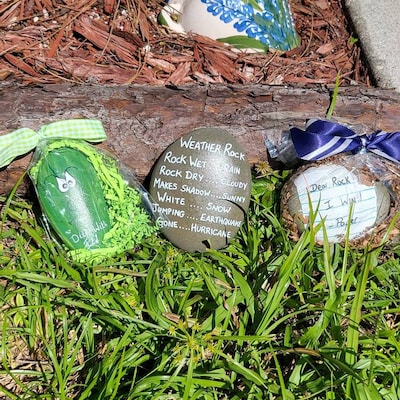 Rock, Paper, Scissors Novelty Painted Rock - Etsy