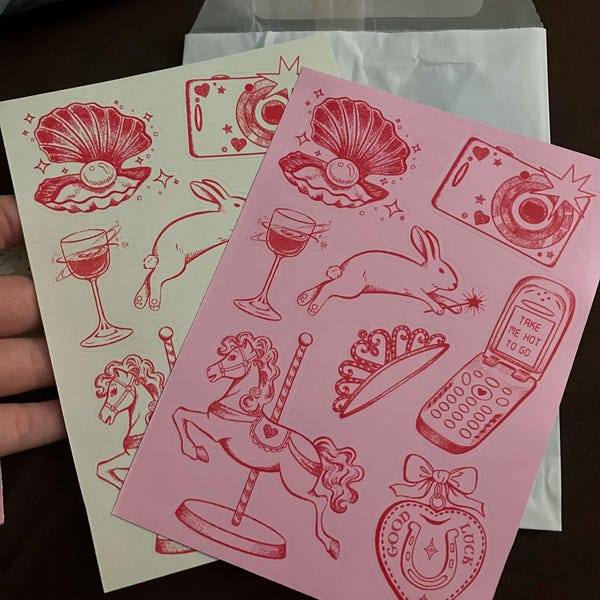 Celestial Sun and Moon 1920s Stickers - Etsy