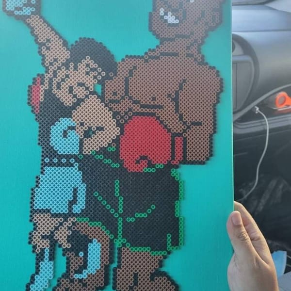 Mike Tyson Punch Out Perler - Etsy