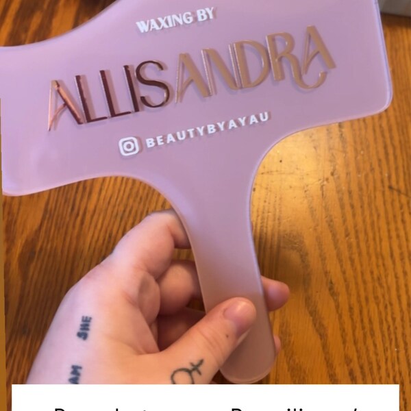 Acrylic Waxing Photo Prop, Salon Decor, Esthetician Beauty Studio Gift ...