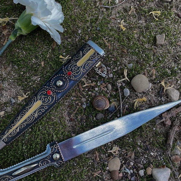 Medieval Cross Handmade Dagger | Antique Sword | Best Quality | Wedding ...