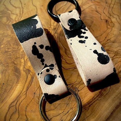 Leather Keychain PDF PATTERN Leather Keychain Digital - Etsy