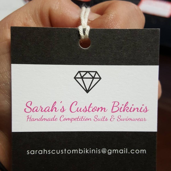 Business Tag, Product Packaging, Custom Clothing Tags, Custom Clothing ...
