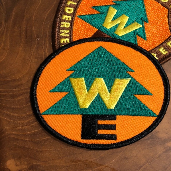 Wilderness Explorer Embroidered Patch, New Embroidered WE - Etsy