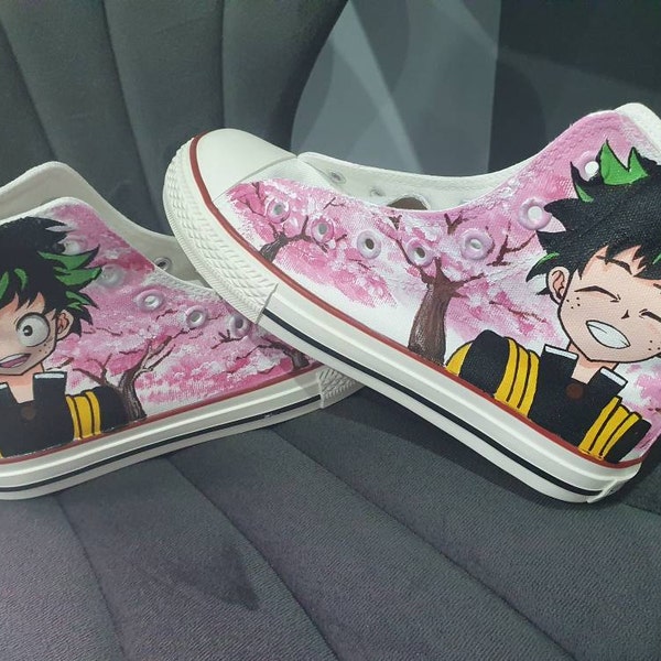 Hand Painted Personality Design Shoes,hihg Top Custom Painted Shoes ...