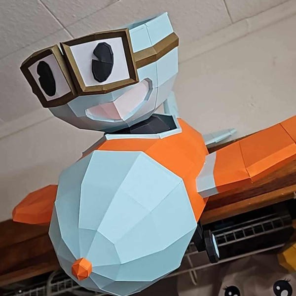 Sonic, DIY, Papercraft, PDF, Svg, Dxf, Low Poly, Cricut, Maker, Cameo ...