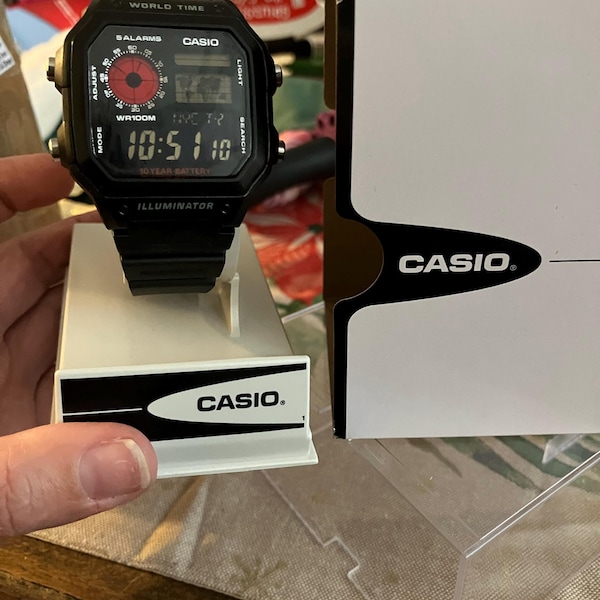 Modified Watch Based on Casio AE-1200 Ver2, Colorful Polarised LCD ...