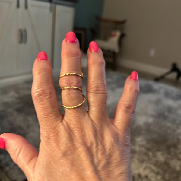 925 Sterling Silver Adjustable Finger Splint Ring - Arthritis Ring ...