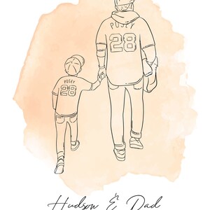 FATHERS DAY GIFT Custom Fathers Day Gift Digital Art Custom - Etsy