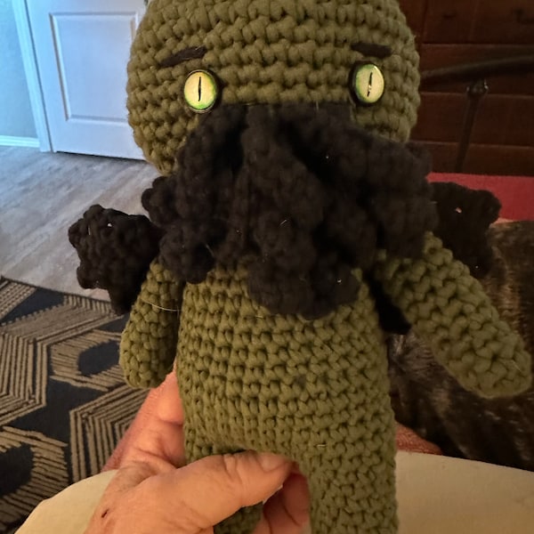 Cthulhu Crochet Pattern Mini Cthulhu Eldritch God - Etsy