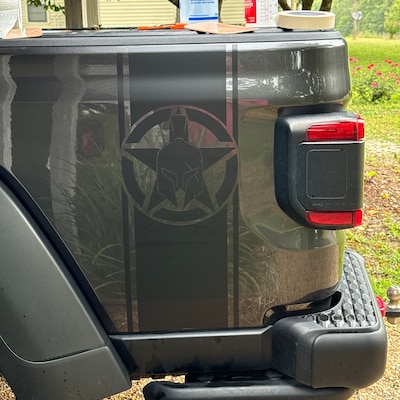 Retro Body Stripe Kit Vinyl Decal Graphic Set Fits Jeep Wrangler JLU 4 ...
