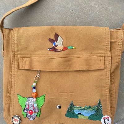 Duck Applique Patch Flying Drake Mallard, Water Fowl Badge 3 iron On - Etsy