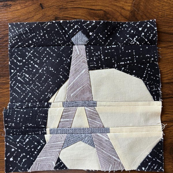 Goose on the Lake Paper Piecing Block in PDF - Etsy