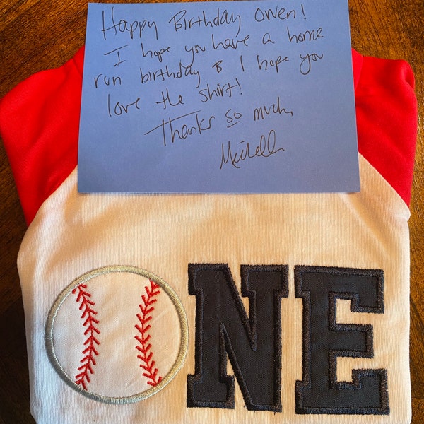 Baseball One Birthday Shirt - Baseball First Birthday - Baseball Raglan ...