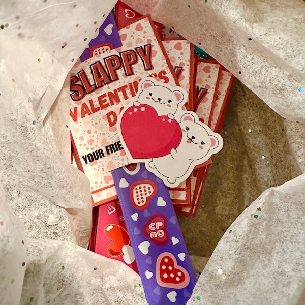 Slappy Valentine's Day Slap Bracelets *assembled & Personalized* - Etsy