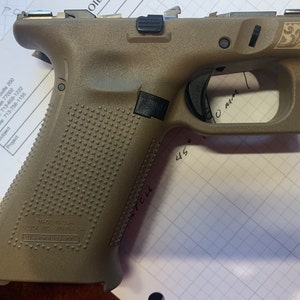 Glock 17 Gen 5 Scroll With Skull Vector Design Engraving Files,pistol ...