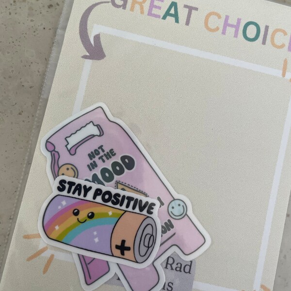 Not in the Mood Throwback Waterproof Sticker Decal/millennial 90s ...