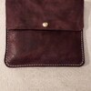 Leather Bag, With Brass Strap Closure - Etsy