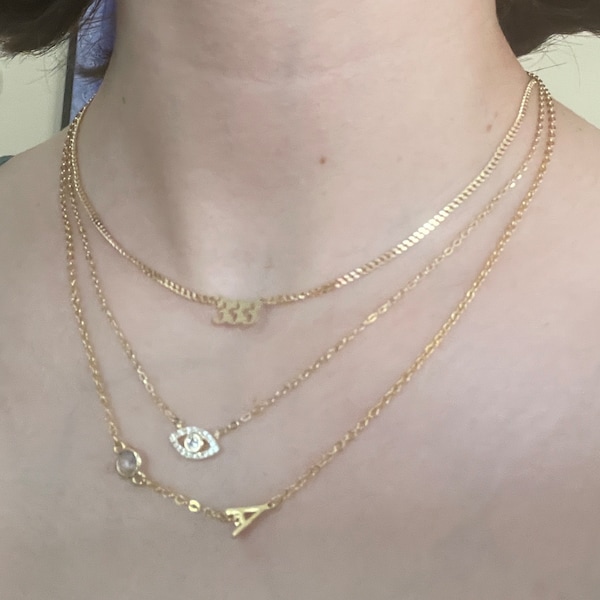 Thick Chain Lucky Date Necklace, Silver Lucky Number Necklace, Special ...