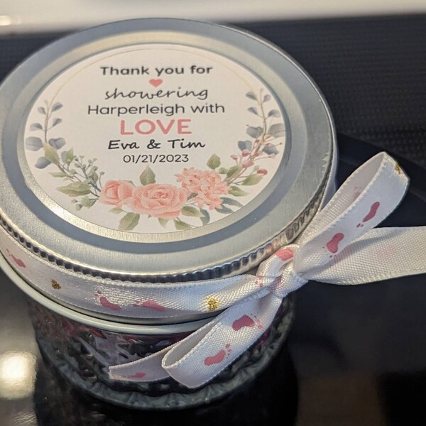 Baby Shower Stickers - Custom Baby Shower Labels, Party Labels, Bottle ...