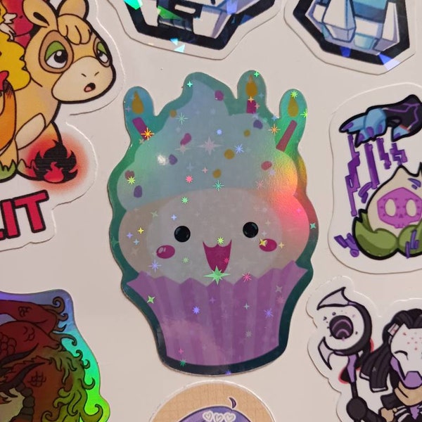 Overwatch Pachimari Pixel Waterproof Holographic Vinyl Sticker Decal - Etsy