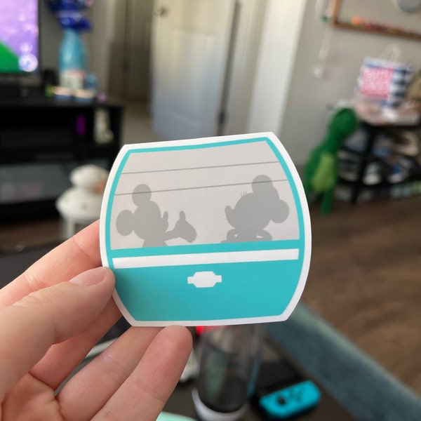 Disney SKYLINER STICKERS 6 Colors / Disney Skyliner / Disney Gondola ...