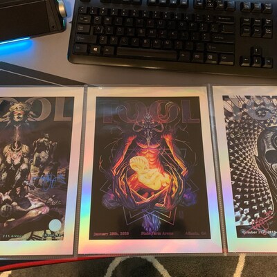 Sessanta Red Rocks Foil Mini Poster Puscifer Primus A Perfect Circle - Etsy