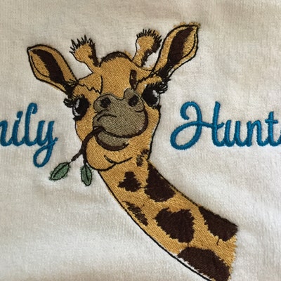 Machine Embroidery Designs Giraffe - Etsy