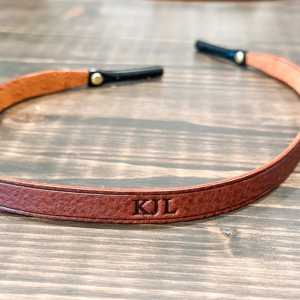 Personalized Full Grain Genuine Leather Strap for Sunglasses,leather ...