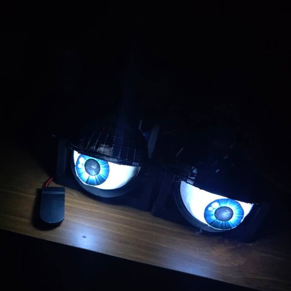 Portable LED Light Kit Costume Cosplay Lighting 12v Fursuit Eyes Mini ...