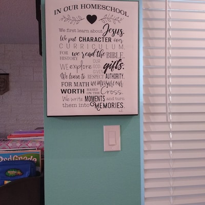 Homeschool Room Decor Homeschool Wall Decor Classroom Inspirational ...
