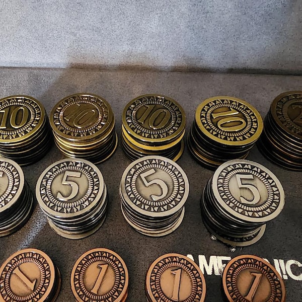 Generic Metal Coins Value "10" - 10 Pcs - Etsy