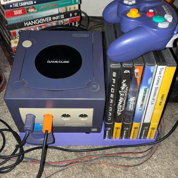 Nintendo Gamecube Display Stand; Gamecube Game Storage - Etsy