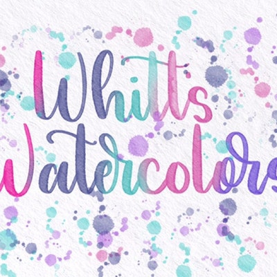 Watercolor Lettering Procreate Brushes Procreate - Etsy