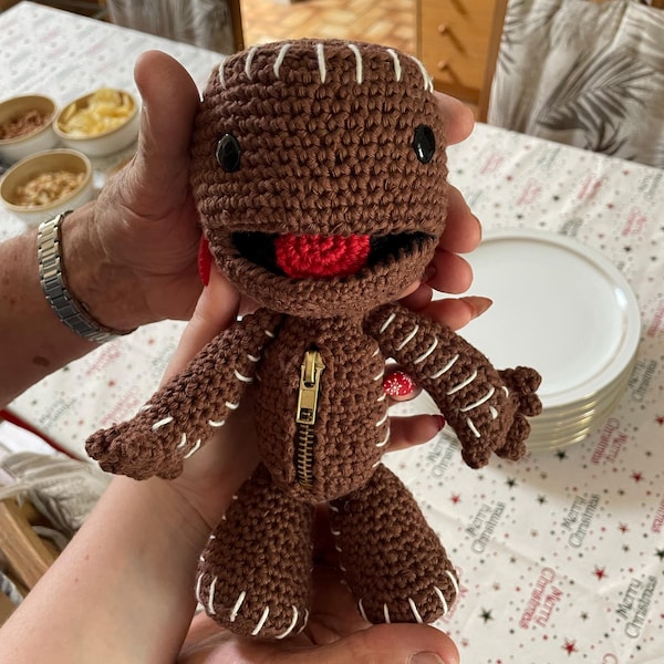 Sackboy Large Size - Amigurumi Pattern by Emvy Creates - Etsy
