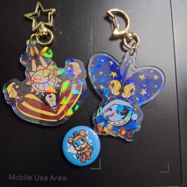 Moondrop Holographic Acrylic - Etsy
