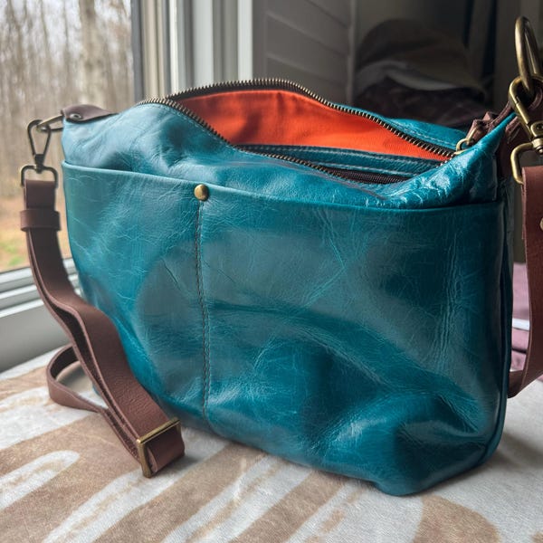 Leather Bag Sewing Pattern PDF + Video Tutorial Borla S-XL Sizes - Etsy