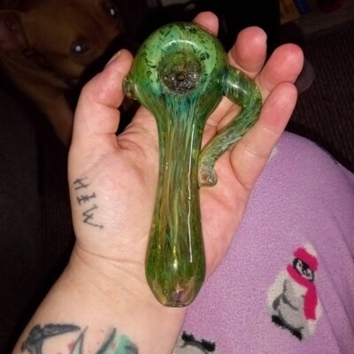 Glass Pipes, Custom-made Hand-blown Glass Pipe, Color Changing Glass ...