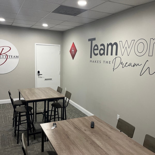 Teamwork Makes the Dream Work Wall Decal – Teamwork Wall Art ...